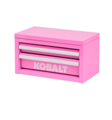 Kobalt HOT PINK Mini Tool Magnetic 2 Drawer Tool Box New RARE Still In ...