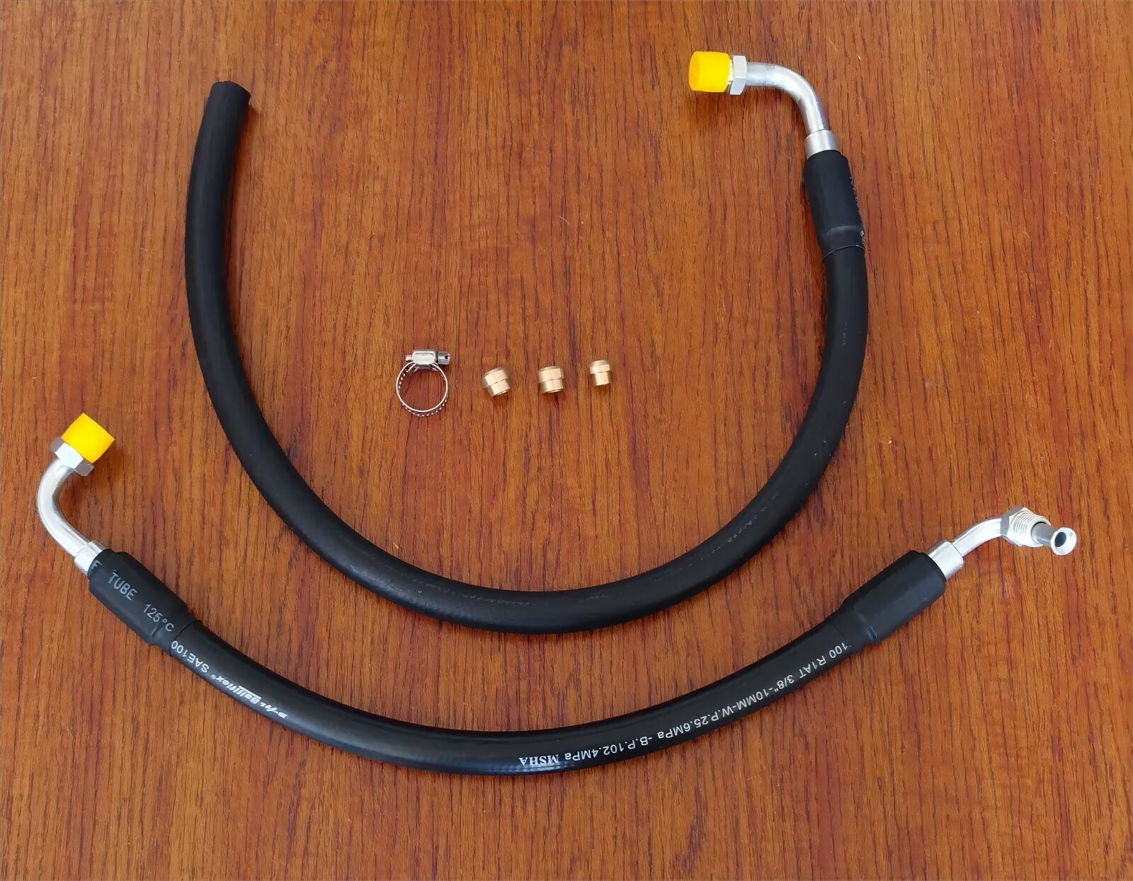 1974-1978 Ford Mustang II Power Steering Powering Hoses Kit to GM Pump ...