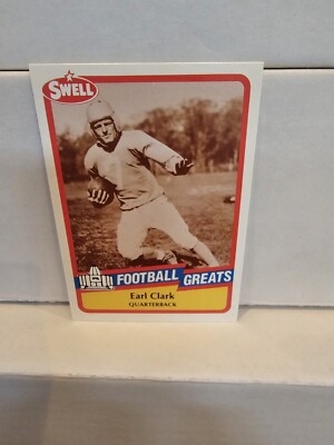 1989 Hall of Fame RED #4 Earl "Dutch" Clark HOF RARE Portsmouth ...