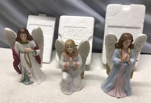 Lot of (3) Porcelain ANGELS - Christmas - HOMCO 5116 & 5606 + one ~ EUC ...