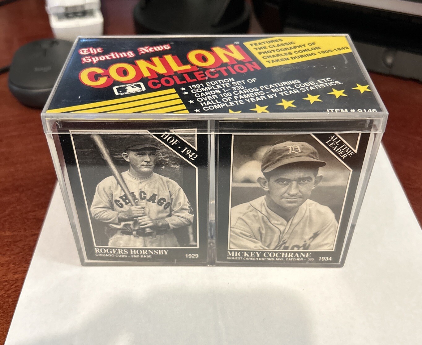 1991 The Sporting News CONLON Collection Baseball Complete Set Cards | eBay