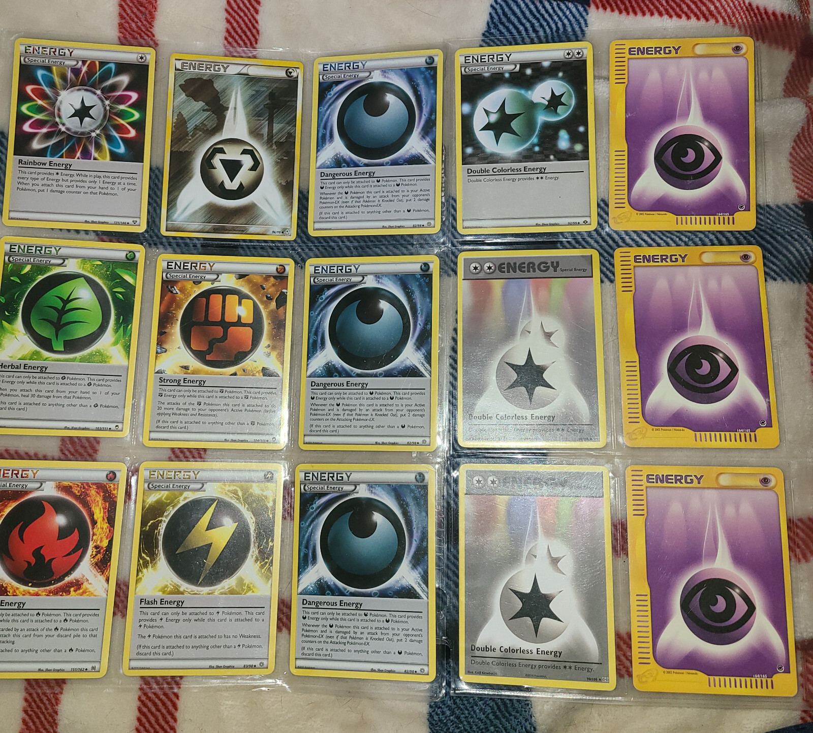 pokemon tcg 15 special and e reader 2003 energy cards non holo wotc | eBay