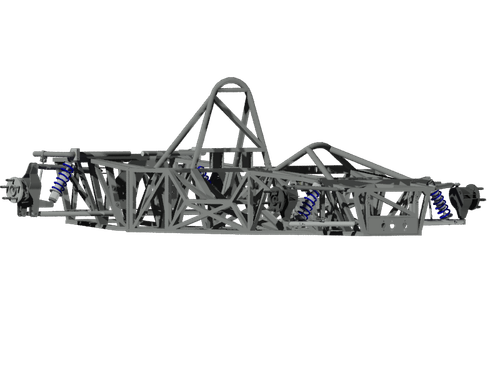 Shelby Can Am Sports Racer Race Car Chassis Plans Blueprints | eBay