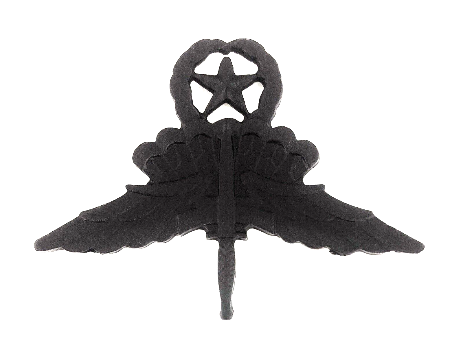 US Army Military Free Fall Parachutist (Halo) Master Black Metal Badge ...