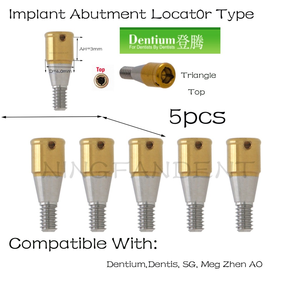 Dentiumm MegaGen AO Overdenture Abutment Locator Screwdriver Male Cap ...