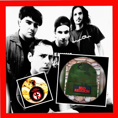 BAD RELIGION CAMO BEANIE BONUS NECKLACE | eBay