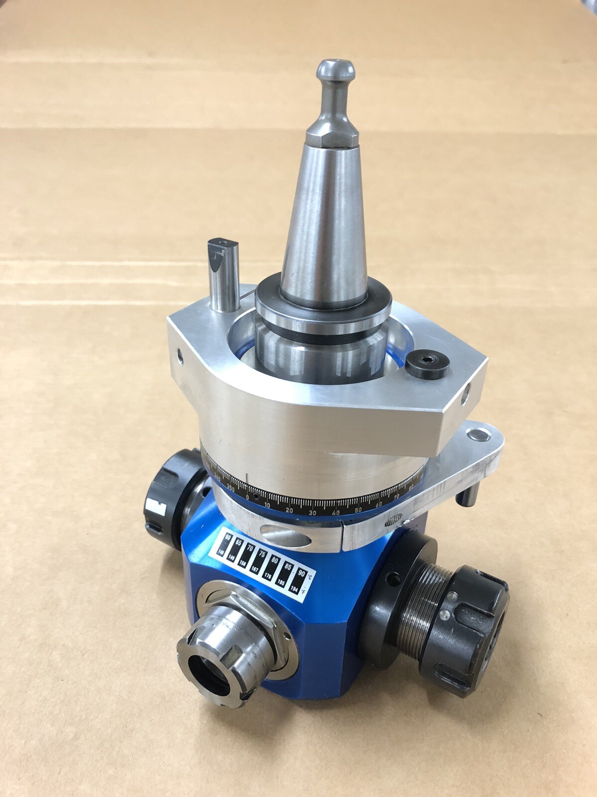 BENZ QUATTRO ISO30 4 SIDE ANGLED MILLING / DRILLING CNC AGGREGATE HEAD ...