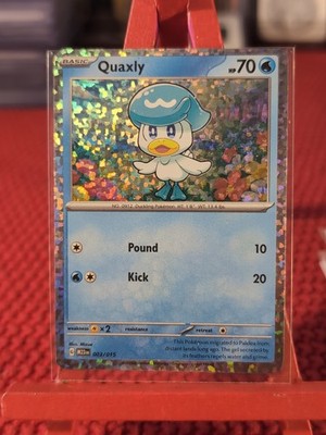 Quaxly 003/015 Holo Rare McDonald's 2023 Promo Pokémon TCG Card NM | eBay
