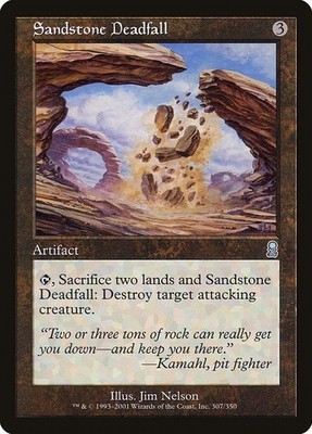 MTG Odyssey --- SANDSTONE DEADFALL --- Uncommon! NM! Magic the ...