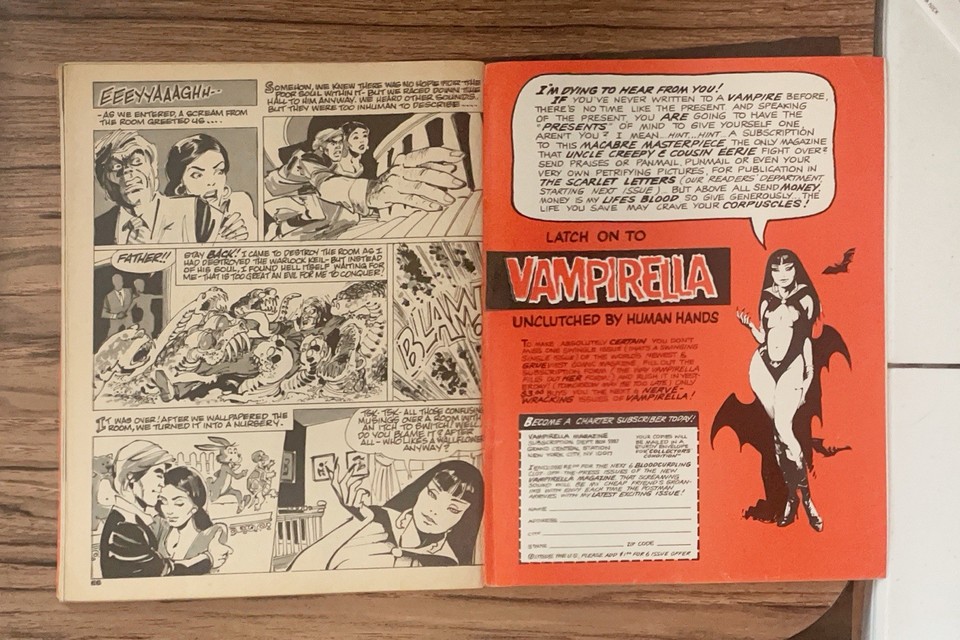 Vampirella #1 Warren Publishing 1969 Frank Frazetta Art! Nice Low Grade ...