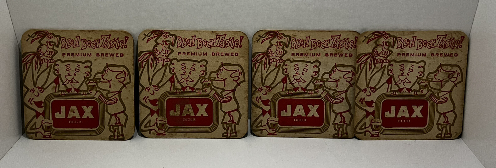 Vintage Lot of Jax Beer Pencils Coasters And Ashtray New Orleans ...