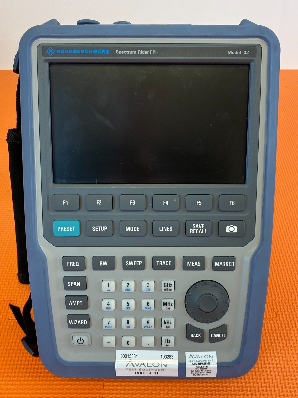 Rohde & Schwarz Spectrum Rider FPH Handheld Spectrum Analyzer w/see ops ...