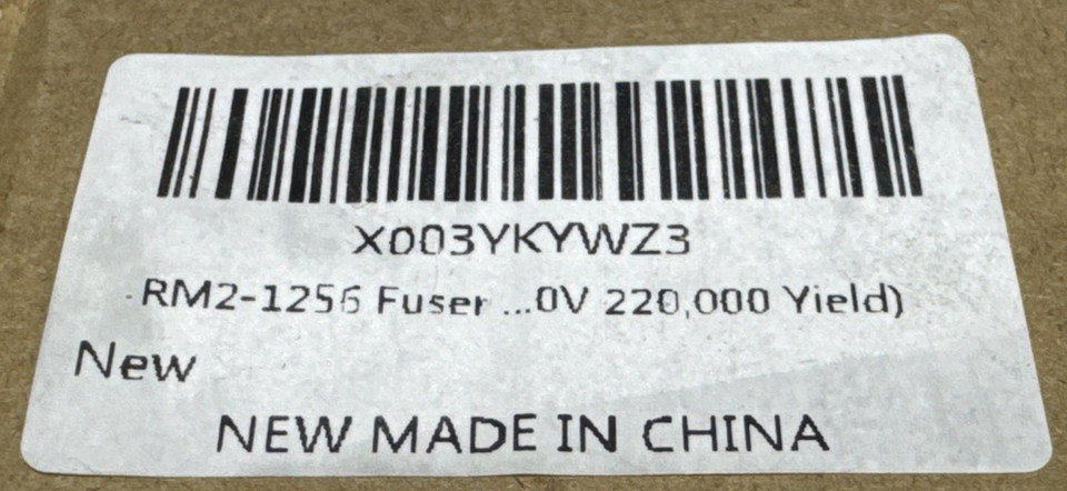 RM2-1256 Fuser Maintenance Kit HP Printer M607, M608, M609, M631, M632 ...