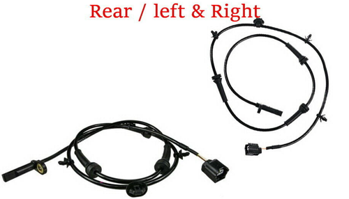 2x ABS Wheel Speed Sensor Rear L/R Fits:JX35 2013 QX60 14-20 Pathfinder ...