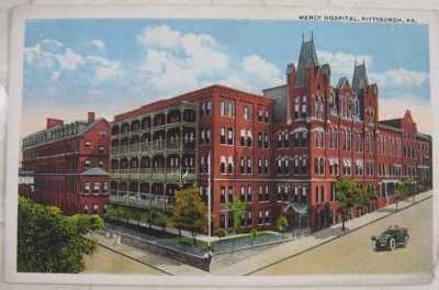 Antique Postcard Mercy Hospital Pittsburgh, PA | eBay