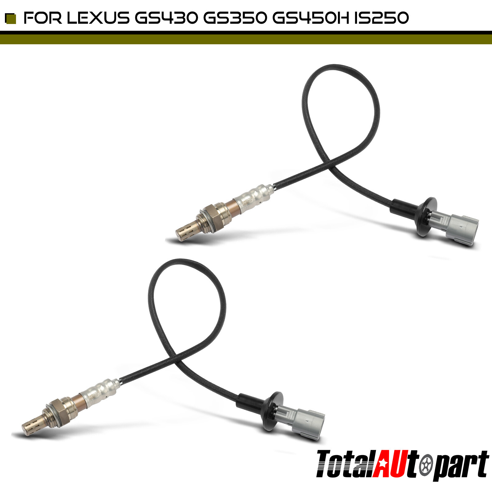 2x O2 Oxygen Sensors for Lexus GS350 GS450H IS F IS250 IS350 Downstream ...