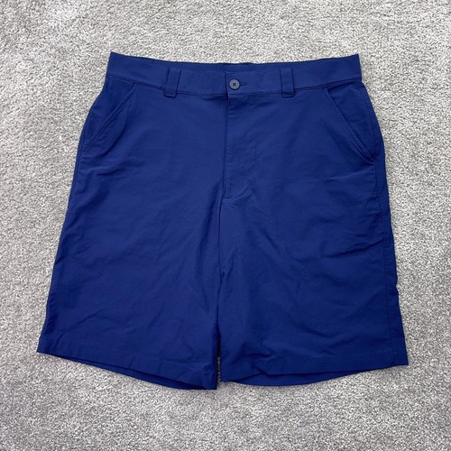 Under Armour Shorts Mens 36 Blue Bent Grass 11" Golf Work Stretch 36x11 ...
