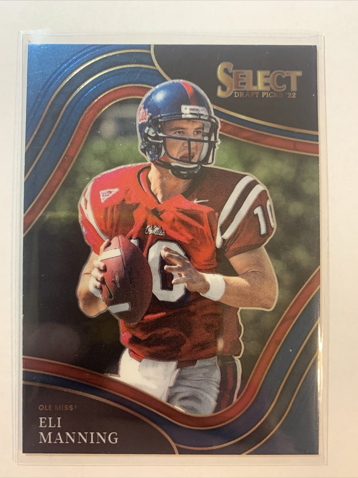 Eli Manning - FIELD LEVEL BLUE - 2022 Panini Select Draft Picks #178 | eBay