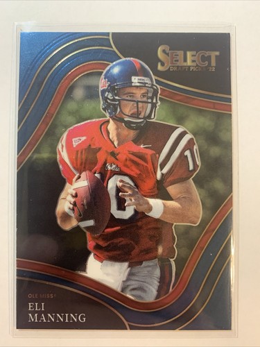 Eli Manning - FIELD LEVEL BLUE - 2022 Panini Select Draft Picks #178 | eBay