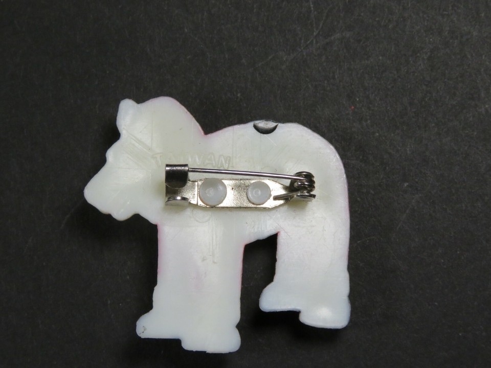 Vintage Santa Animal Plastic Pin Brooch Christmas Taiwan B5575 | eBay