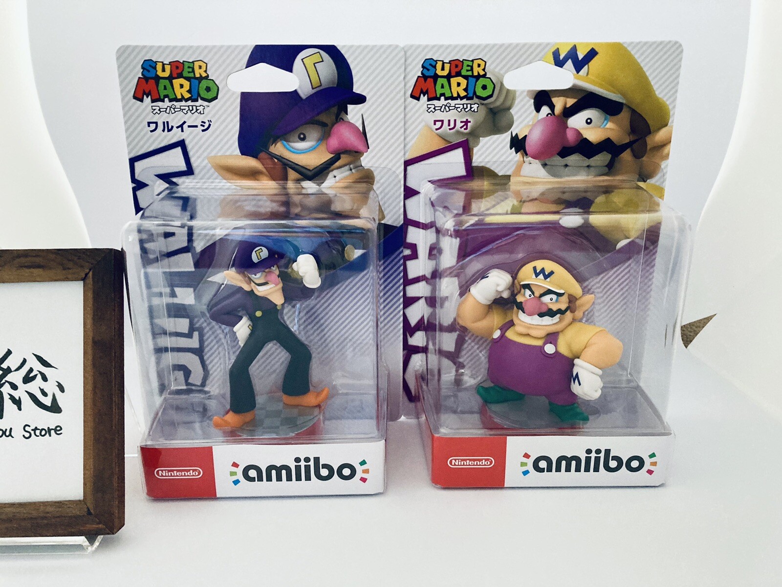 Wario & Waluigi Set amiibo Super Mario Series Nintendo Figure New | eBay