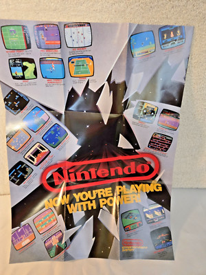 POSTER ONLY-- Nintendo Media Insert Poster | eBay