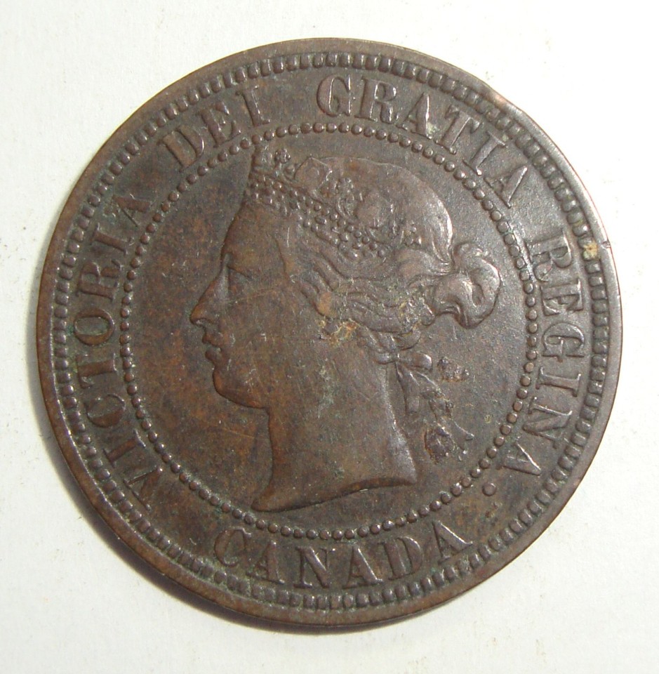 1881 H CANADA ONE 1 CENT VICTORIA LARGE PENNY COIN | eBay
