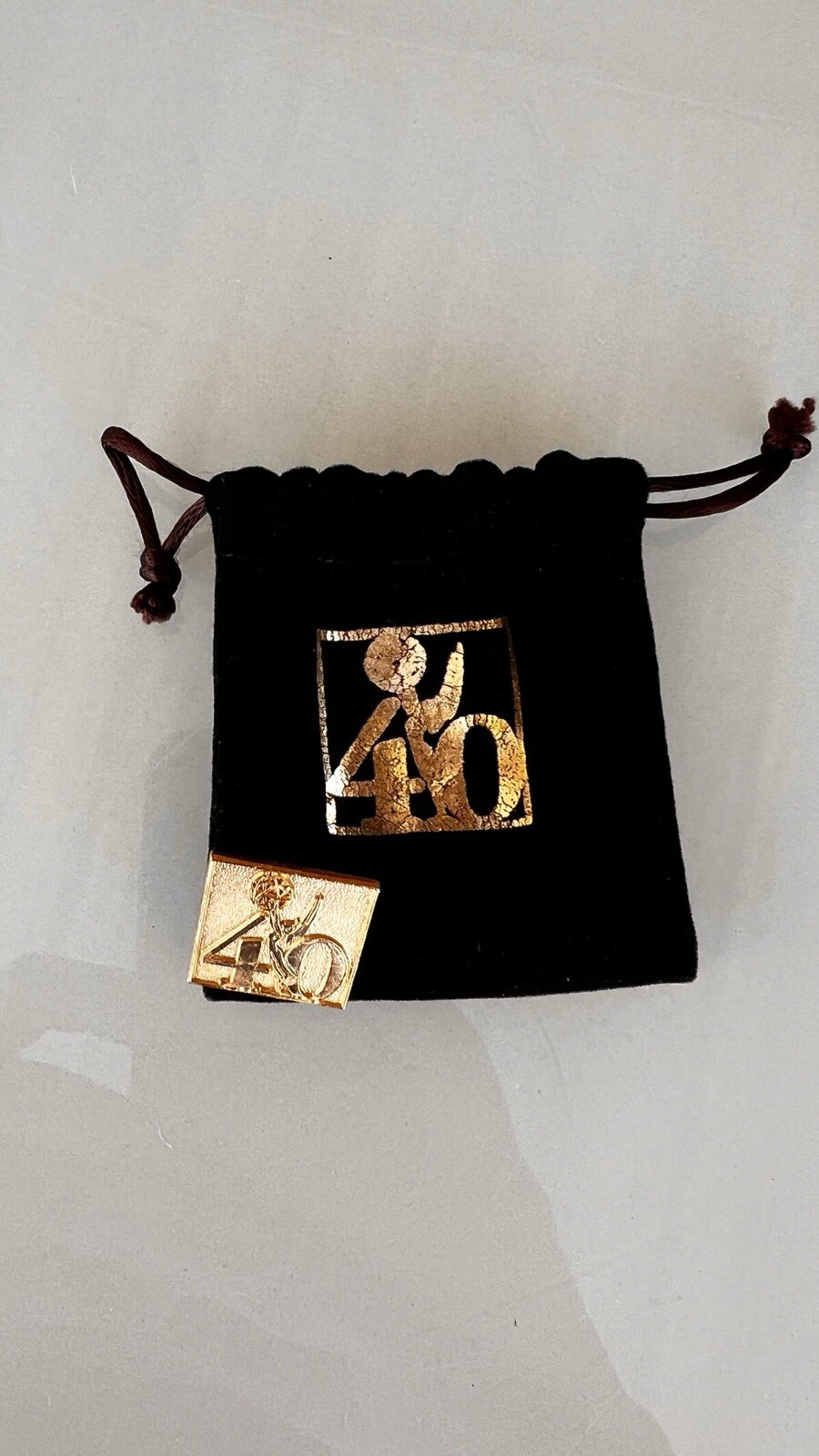 Emmy Awards 40th Annual Lapel Governors Ball Gold Tone Pin! Velvet ...