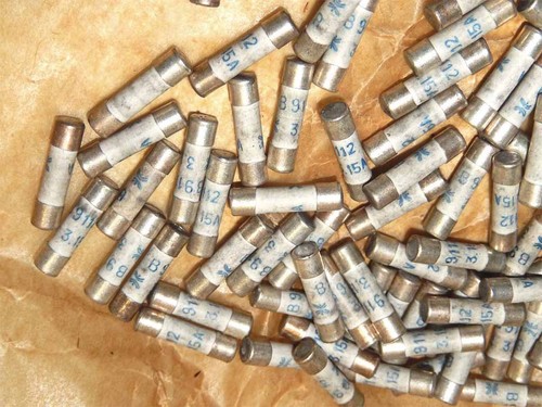 30pcs Ceramic Cartridge Fuses 1A 250V 5x20mm -Fast Blow- Silver Plated ...