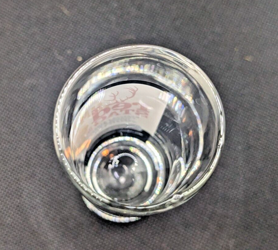 Jim Beam Red Stag Black Cherry Shot Glass Kentucky Straight Bourbon ...