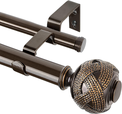 12 Foot Curtain Rods 1 Inch Curtain Rod Telescoping Single Drapery Rod