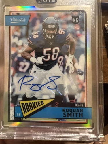 2018 Panini Honors Classics Roquan Smith Rookie Auto # 32/75 Bears. | eBay