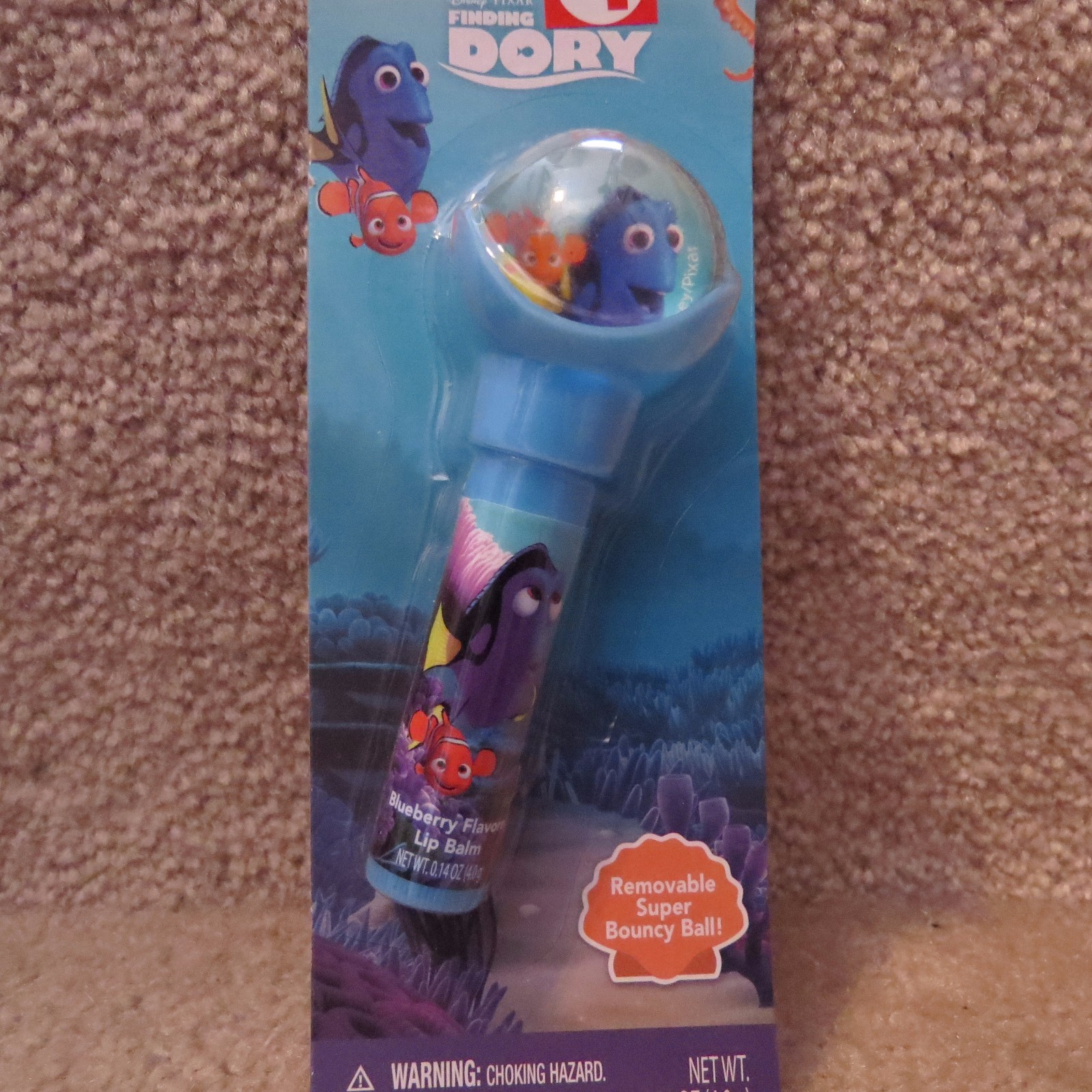 Disney Finding Dory Lip Gloss - Blueberry Flavored, with Removable ...