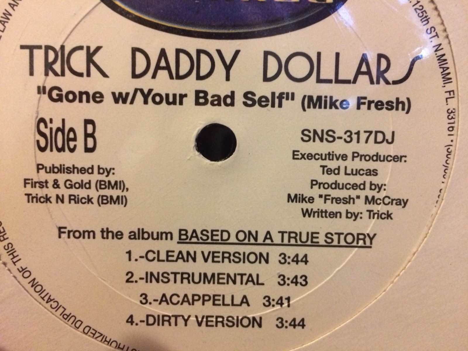 Trick Daddy Dollars 12” Gone W/Your Bad Self * Factory Sealed * | eBay