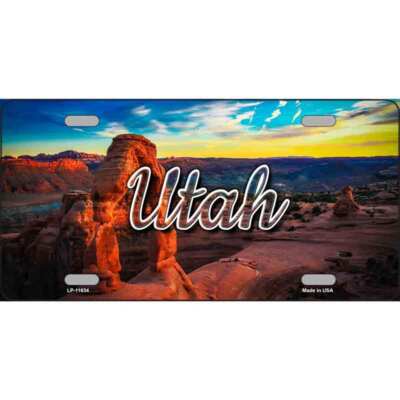Utah Canyon Arch State License Plate Tag LP-11634 | eBay
