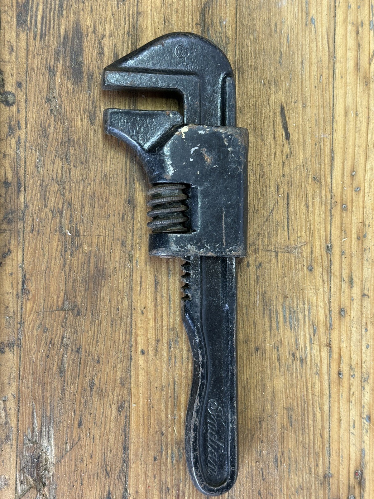 Indian Motorcycle Adjustable Monkey Wrench Tool. 7” Rare Good Condition ...