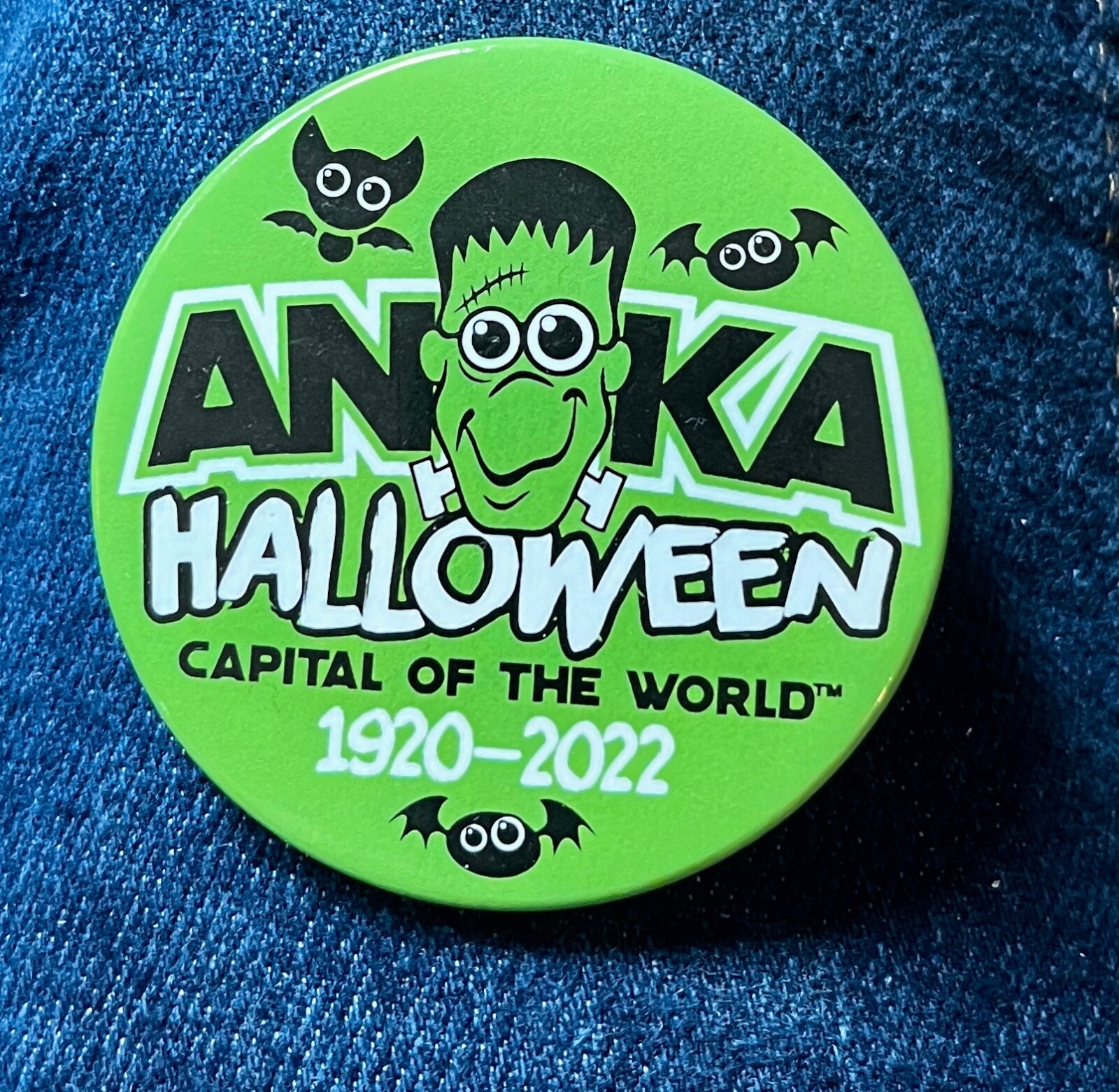 2022 Anoka, Mn. Halloween Capital Of The World 2 1/4" Cel Goofy ...