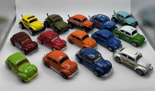 Volkswagen VW Bug Beetle Diecast Lot Of 14 Lose Great Condition 1:64 ...