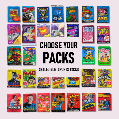 Sealed Non-Sport Trading Card Packs - You Pick Movie Pop Culture TV ...