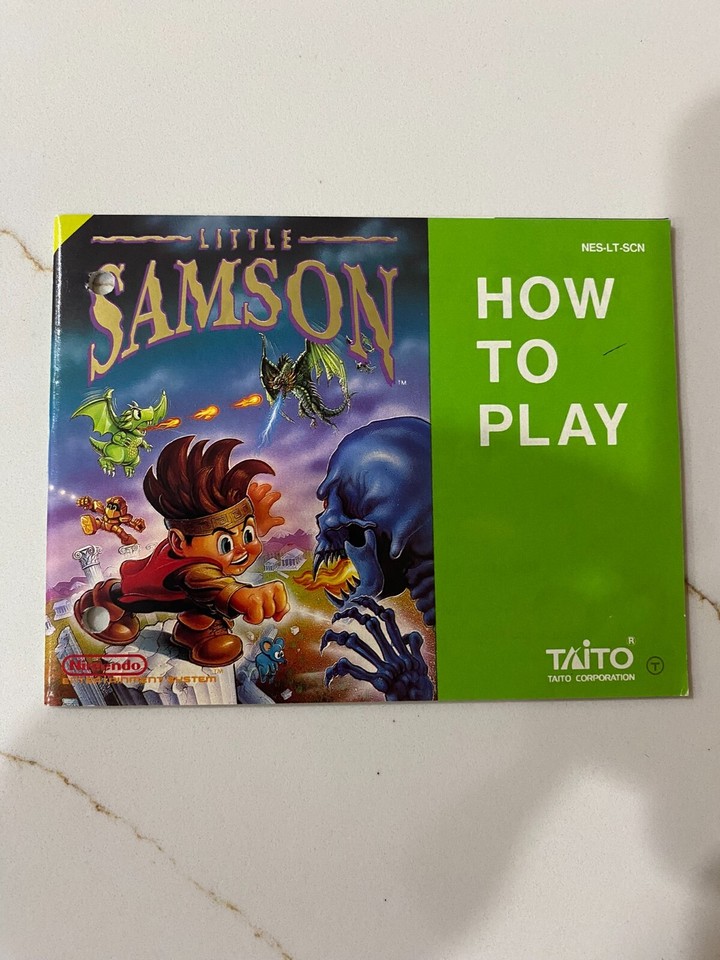 Little Samson - Nintendo NES game. Very good condition incl manual and ...