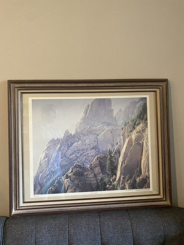 RARE SIGNED WILSON HURLEY PRINT "HIGH ON THE SANDIAS" NEW MEXICO ...