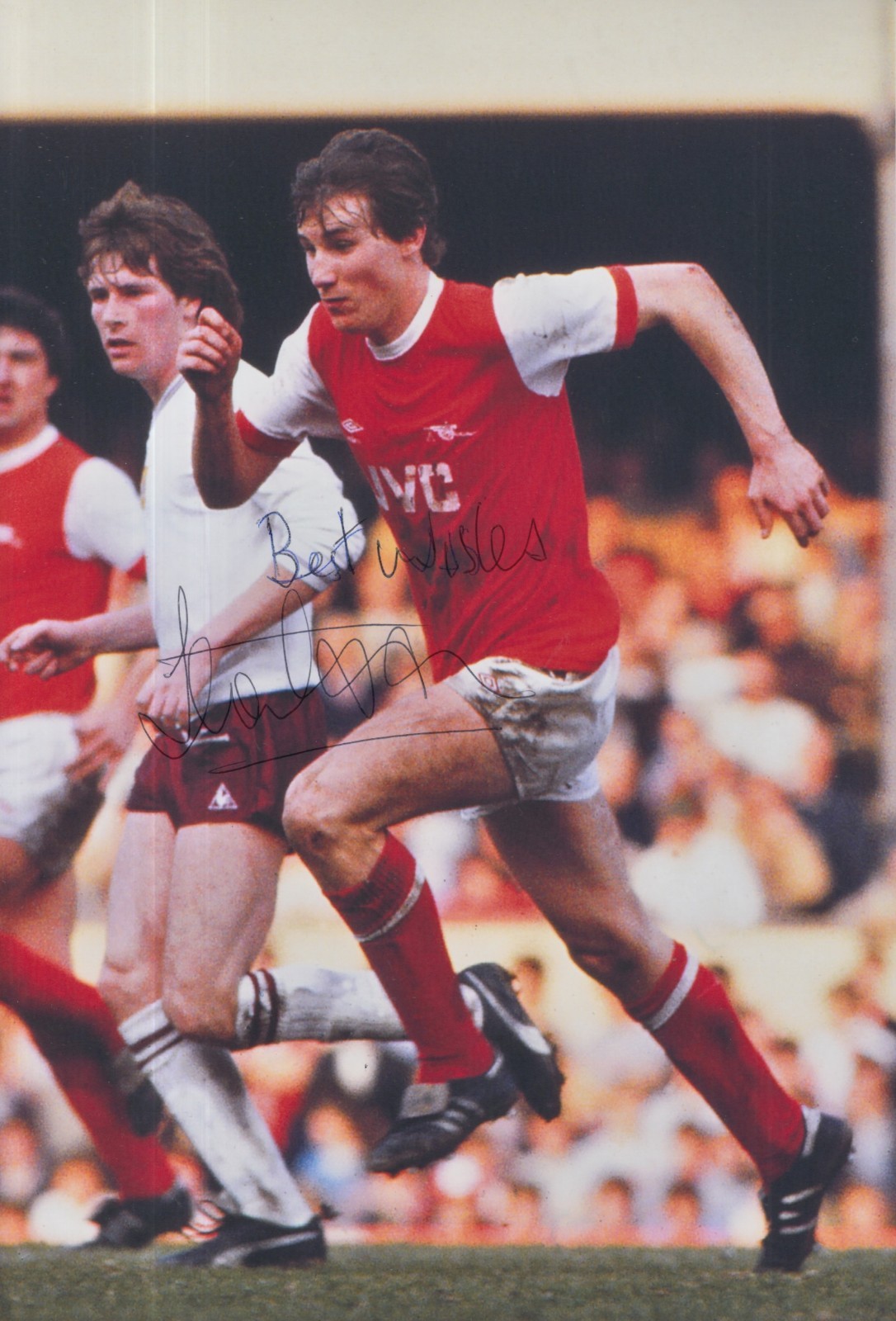 Stewart Robson Hand Signed Arsenal 12x8 Photo 2. | eBay