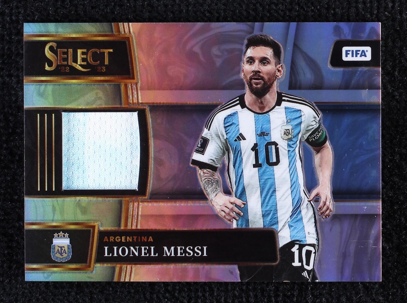 2022-23 Panini Select FIFA - Select Memorabilia #SM-LMI Lionel Messi ...