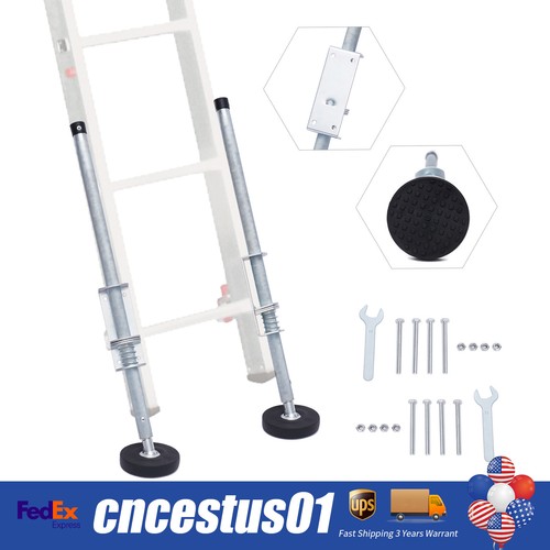 1 Pair Ladder Leveler Height Adjustable Extension Ladder Leg Ground ...