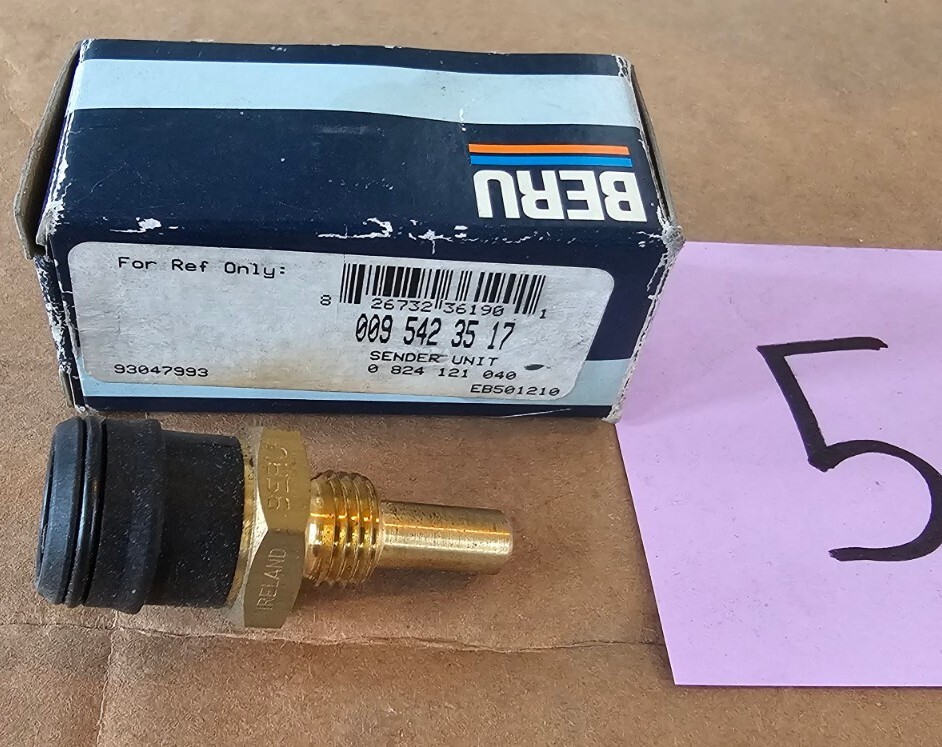 Mercedes W124 R129 W202 Coolant Temperature Sensor Beru 0824121040 2 ...