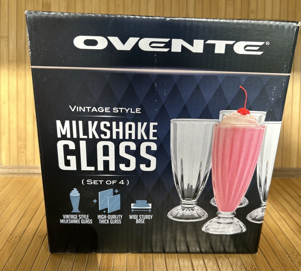 Old Fashioned Milkshake Glasses