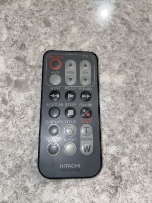 Hitachi VM-RM70A Camcorder Remote Control VM5200A VME310A VME410A VM2600A | eBay
