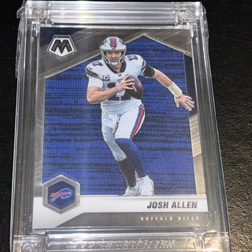 Josh Allen Game Worn 2019 Warm Up Shirt Card Panini Mosaic Buffalo ...