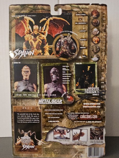 Curse of The Spawn Zeus Action Figure Series 13 McFarlane Toys 1998 for ...