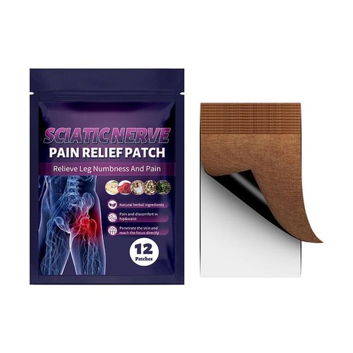 12Pcs Sciatica Nerve Pain Relief Patch Heating Body Balm Meridians ...